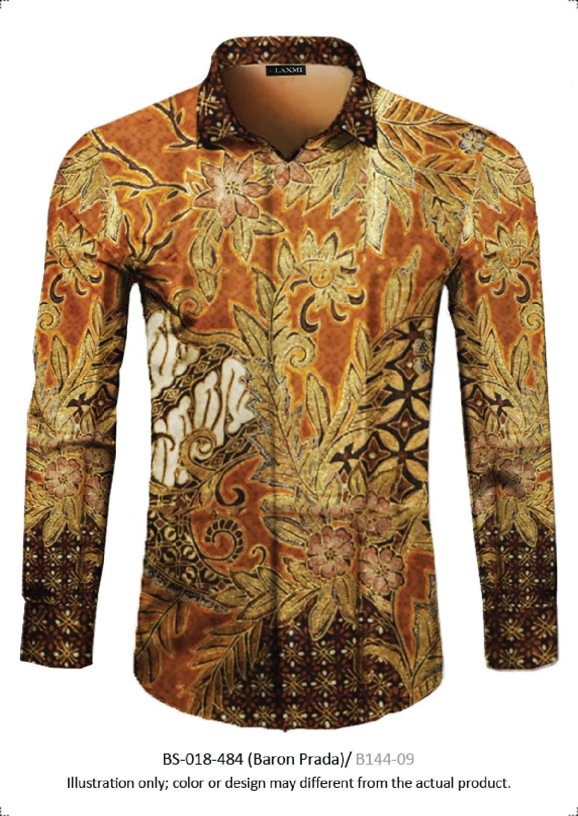Batik Baron Prada - BS-018-484 Flora - Laxmi Tailors